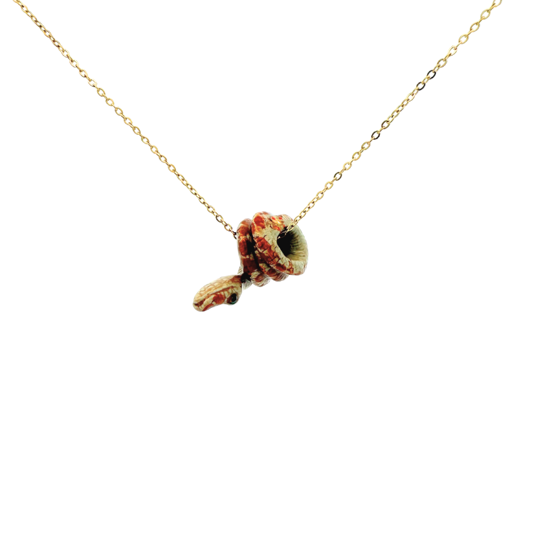 Porcelain Python Pendant – Made You Look Jewellery